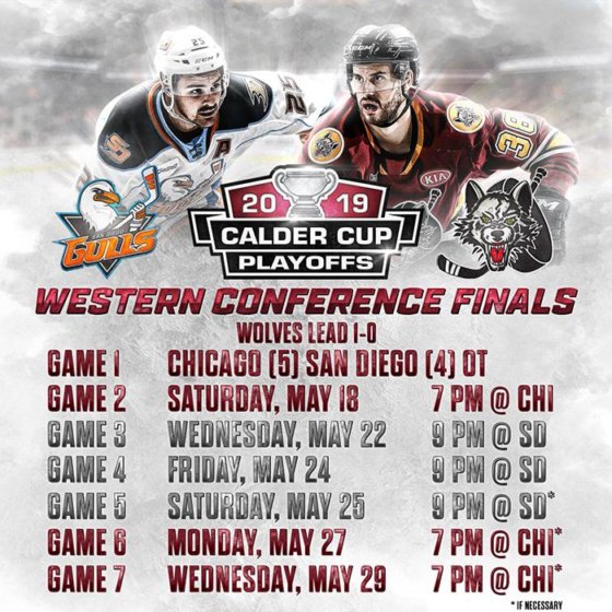 Wolves win first game in hockey's Western Conference Finals - Suburban ...