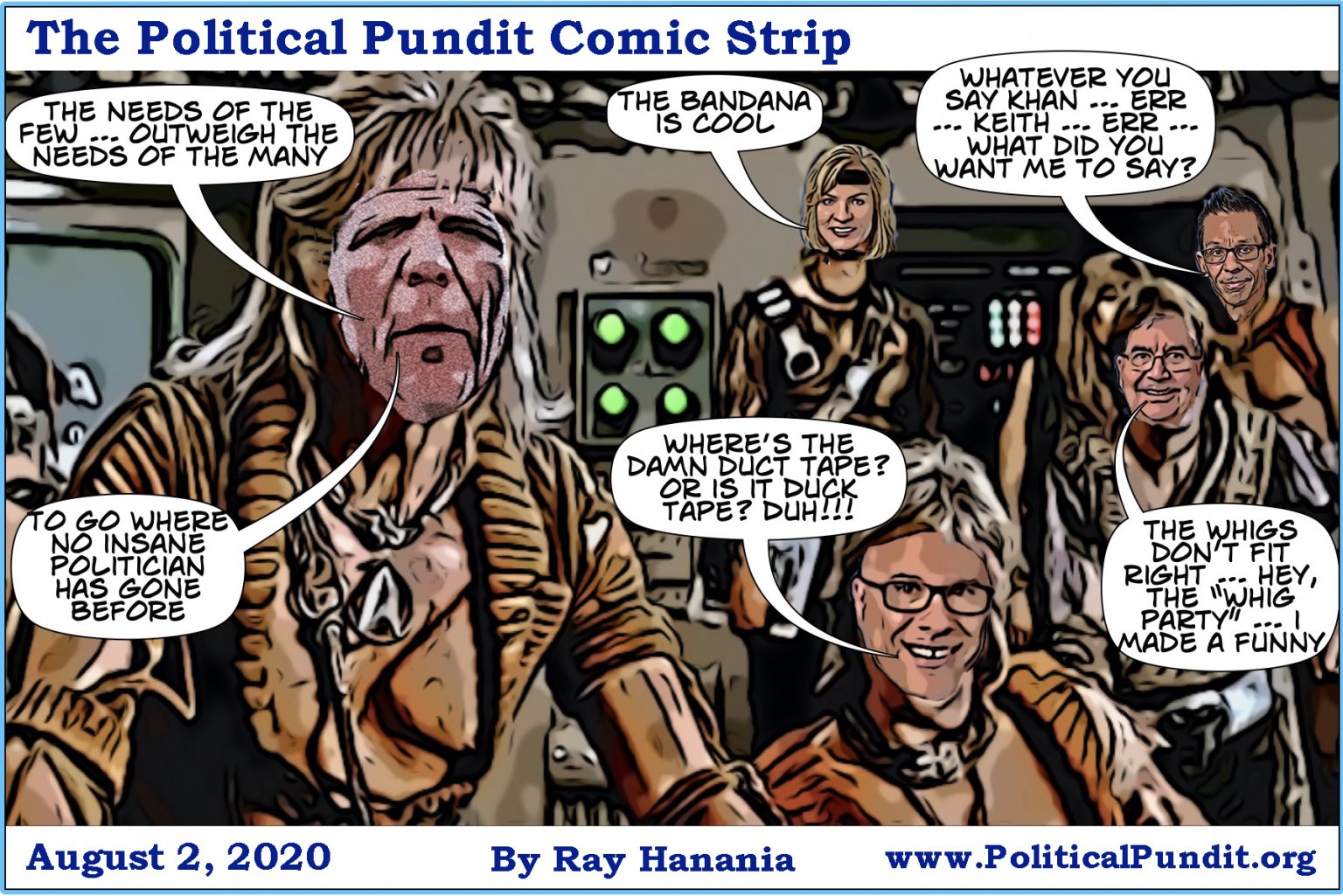 The "Political Pundit" Comic Strip - Suburban Chicagoland