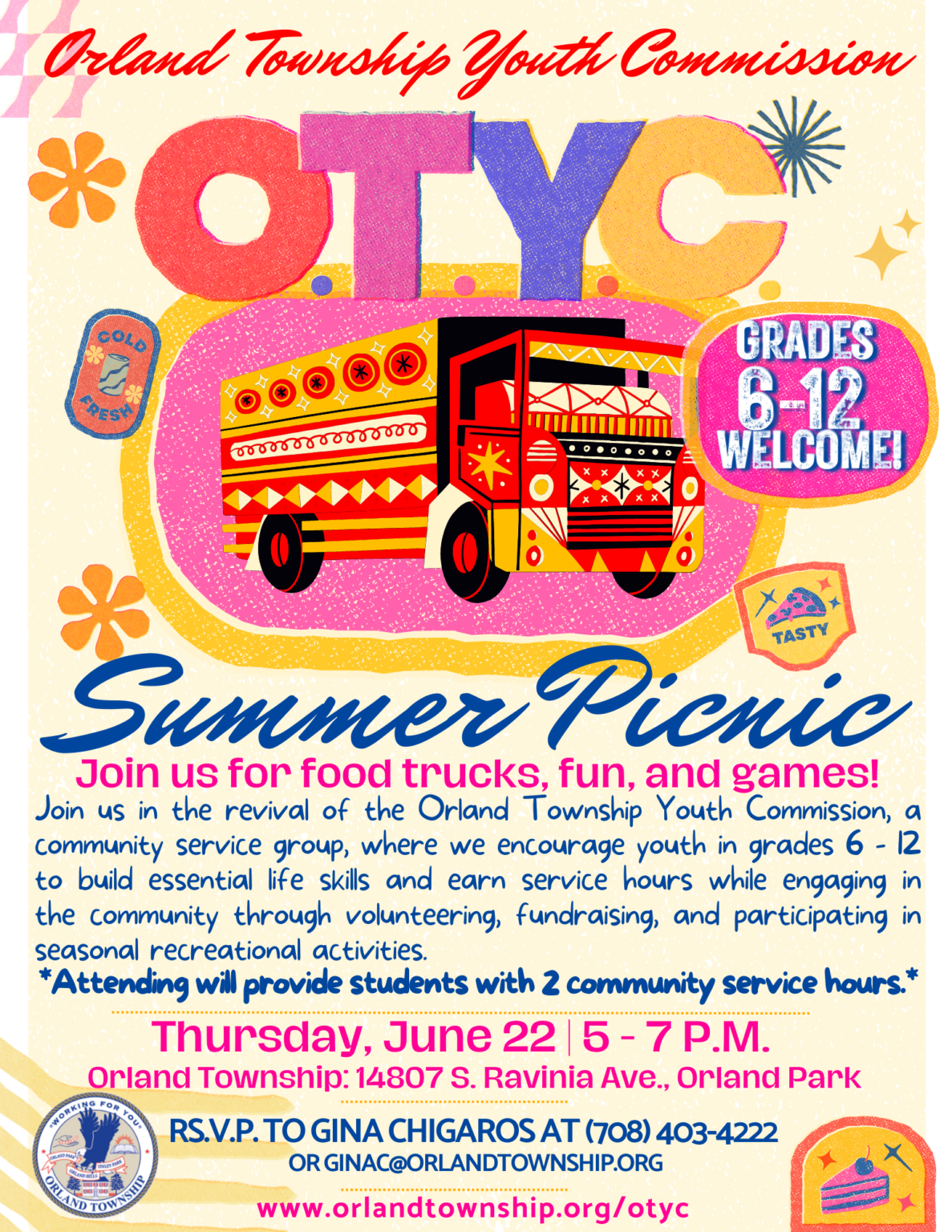Orland Township Youth Commission Summer Picnic - Suburban Chicagoland