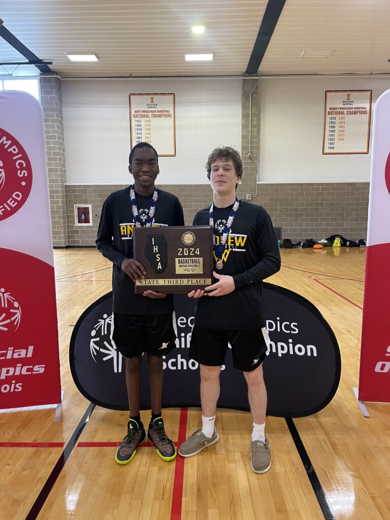 Victor J. Andrew High School. T-Bolt seniors Scott Oftedahl and ...