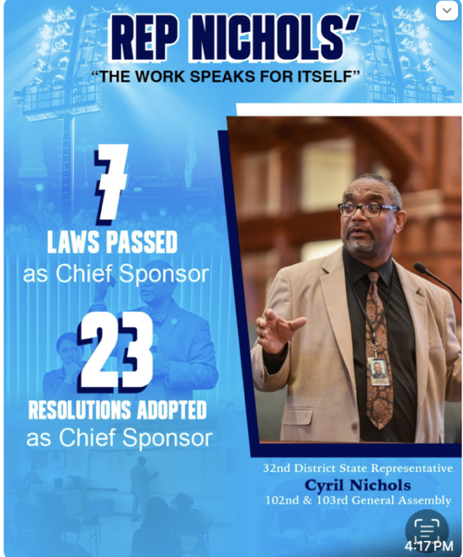 Illinois Legislature honors State Rep. Cyril Nichols in tribute ...