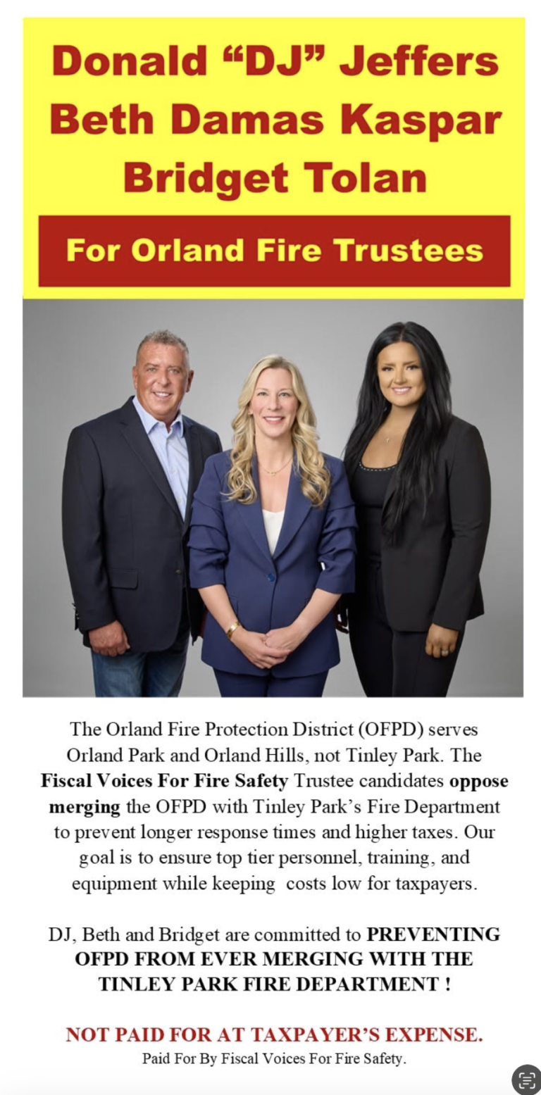 Independent Candidates for Orland Fire Protection District announce ...