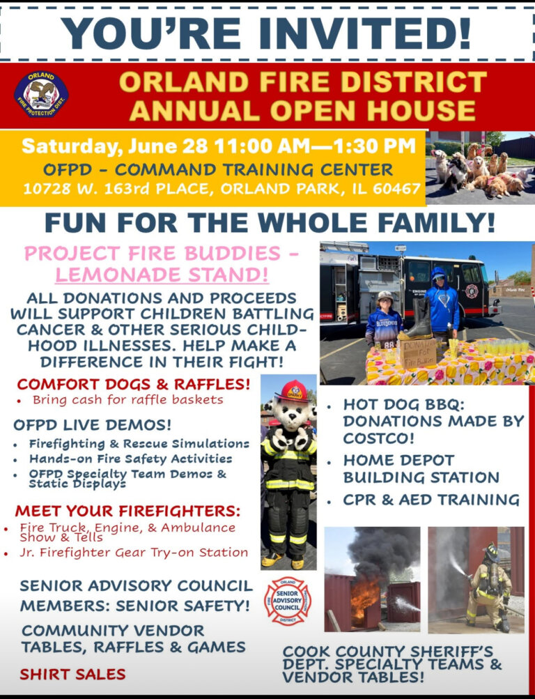 Orland Fire Protection District hosts Open House June 28 - Suburban ...